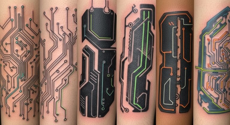 30 Cyberpunk Tattoos That Look Futuristic - Tattoo Engineer